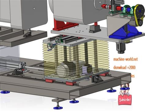 Industrial 3d Model Engine Assembly Equipment Machine World