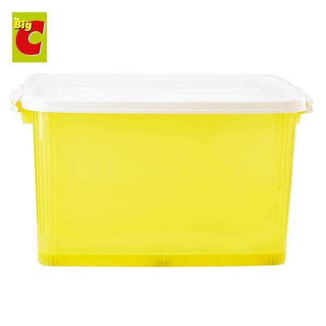เบสิโค กล่องพลาสติกอเนกประสงค์ ขนาด 100 ลิตร สีเหลือง The King Mall Thaipick