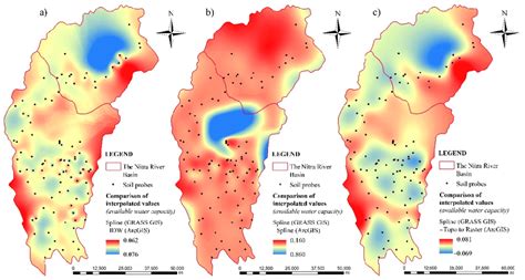 comparison of grass gis spline with other interpolation methods for