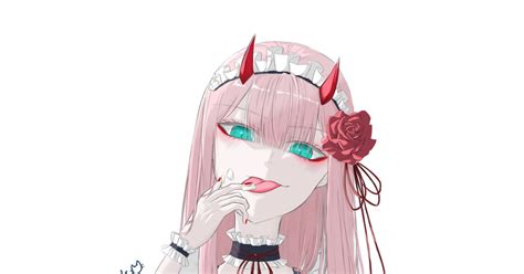 Zerotwo Zero Two Maid Fanart Fushiginek0のイラスト Pixiv