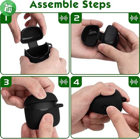 Pod Pocket Silicone Cover For Jbl Tune Flex With Keychain