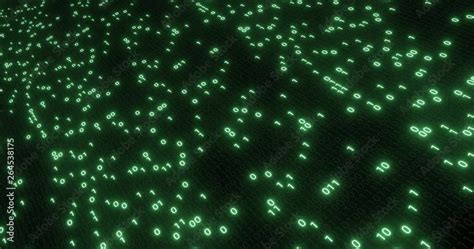 Futuristic Data Stream Digital Flow Dynamic Pattern With Power Rays And Light Data