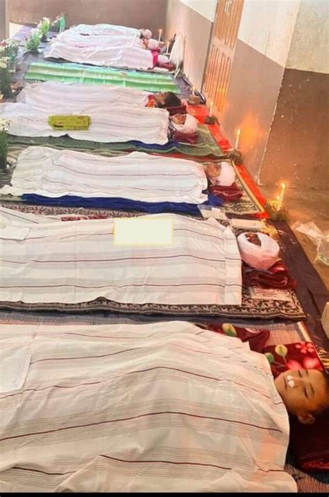 နမ့်ခမ်းမြို့ နှင့် ဖယ်ခုံမြို့နယ် စစ်ဘေးရှောင်စခန်းကို စစ်တပ်က လေယာဉ်ဖ