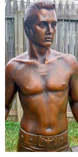 Lot Detail Eric Vernon Parks Original Bronze Statue Of Elvis Presley