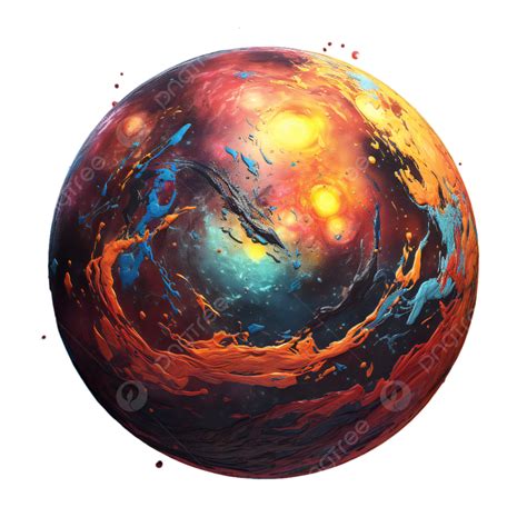 Cartoon Three Dimensional 3d Planet Planet Outer Space Model Decorative Pattern Cutout The