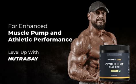Nutrabay Gold Citrulline Malate 21 Supplement Powder 120g Lemon Flavor Boosts Nitric Oxide