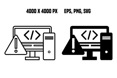 Icons Code Issue Graphic By Yulidor · Creative Fabrica