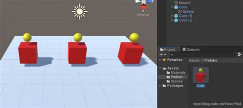 unity学习笔记2之预制体prefab的使用 unity unpack prefab csdn博客