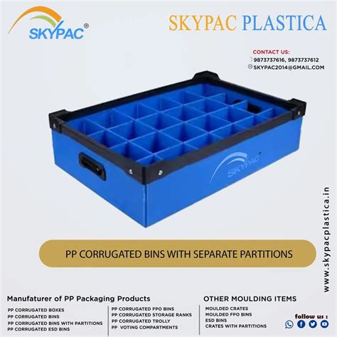 Gray Plastic Trays With Partition For Industrial Size Dimension 450x450x300 At Rs 225 Piece
