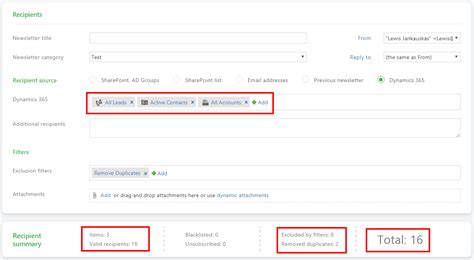 Dynamics 365 Connector Enterprise Feature Junglemail Documentation