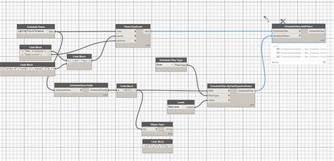 Schedule Filter By Level Not Working DesignScript Dynamo