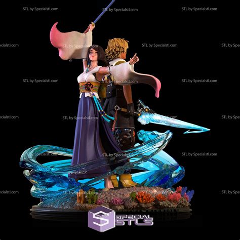 Tidus And Yuna 3d Print Stl Final Fantasy Specialstl