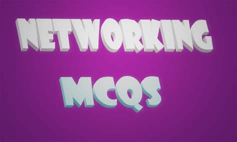 Networking Mcq For Wbjeca Set 12