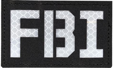 Suviya 35x2 Fbi Reflective Patch Law Enforcement Police