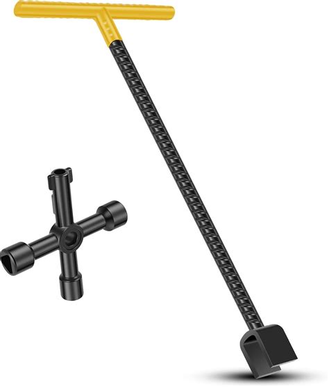 Cqdaxumy Water Meter Key1617inch Steel T Handle Water Shut Off Wrench