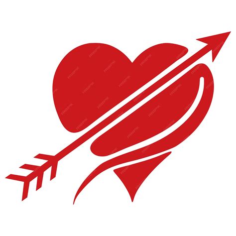 Premium Vector Silhouette Vector Logo Of Arrow Passing Through The