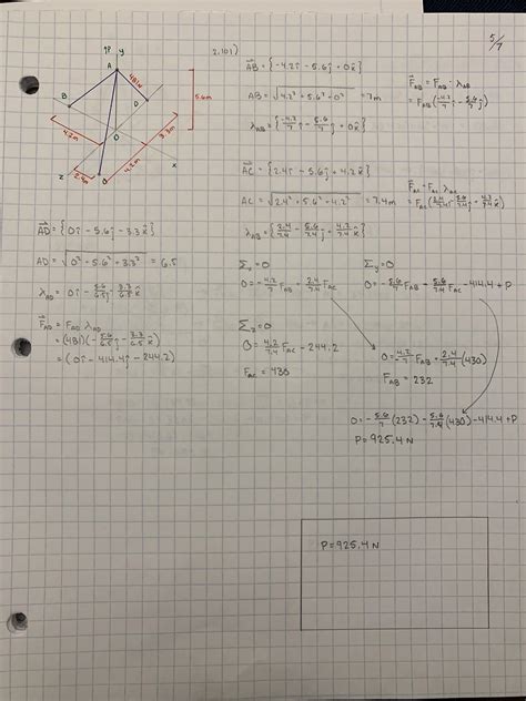 Statics Homework R NeatNotes