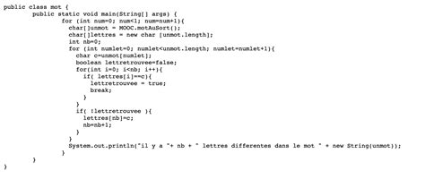 Débutante Java Aide Pour Un Exercice Avec Java