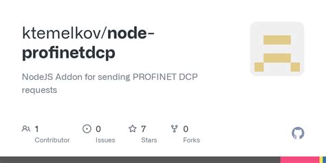 github ktemelkov node profinetdcp nodejs addon for sending profinet dcp requests