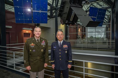 Usspacecom Hosts Chairman Of The Japanese Joint Staff Space
