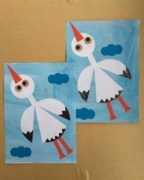 Bocian Kreatywna Praca Plastyczna Artofit