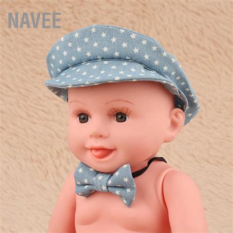 Navee ทารกแรกเกิดเด็กสาวเด็กชายหมวกผูกเครื่องแต่งกายถ่ายภาพการถ่ายภาพ