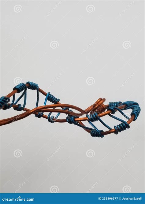 Twisted Wire Abstract Art Stock Image Image Of Person 233396377