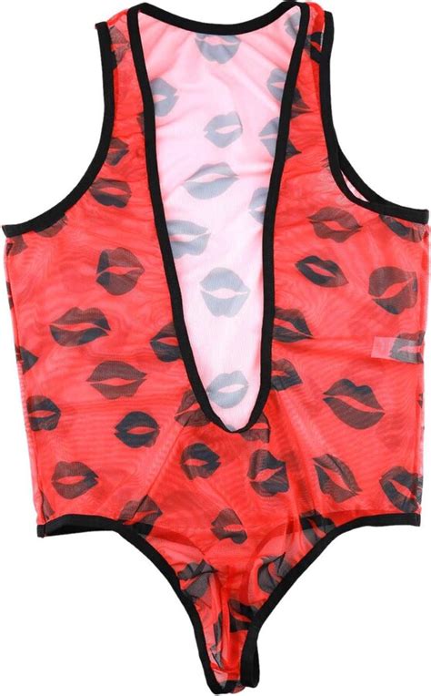 Milax Swimwear Thong Borat Mankini Thong Men V String Sexy Borat