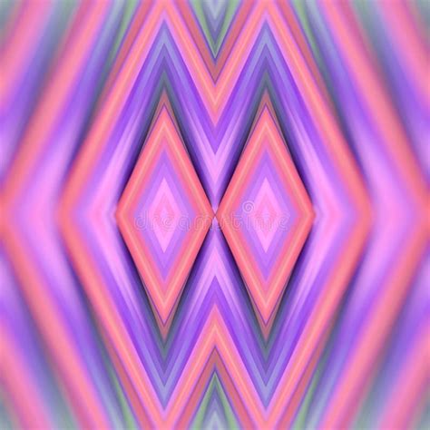 Symmetrical Multi Colored Gradient Waves Trendy Geometric Background 3d Rendering Digital