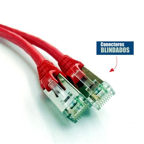 Patch Cord CAT6 1 50 Metros Nexans Vermelho