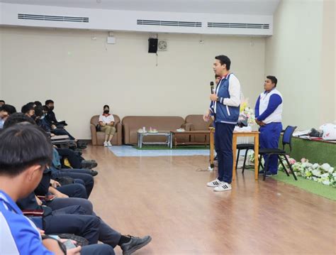 รองเลขาธิการฯ ยท ลงพื้นที่ติดตามโครงการขับเคลื่อนเรื่องความปลอดภัยทางถนน วิทยาลัยเทคนิคระยอง