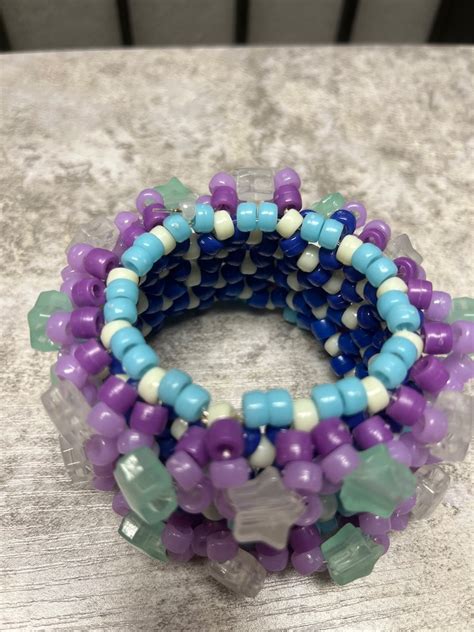 Epic Kandi Rotating Cuff With Glow In The Dark Stars Etsy