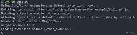pytorch c extension c拓展 即时编译jit pybind11 torch utils cpp extension pybind11 jit csdn博客