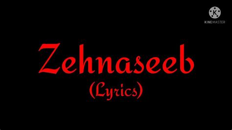 Song Zehnaseeb Lyrics Movie Hasee Toh Phasee Singer Chinmayi