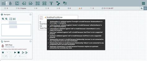 i am getting error not a supported property erro cloudera