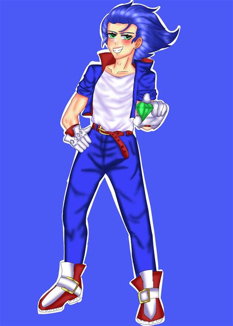 Sonic Human Version By Ronnyscarlette On Deviantart