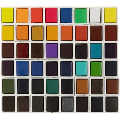 Art Aqua Akvarellfärger Standardfärger 48 St 609 Kr Akvarellfärger