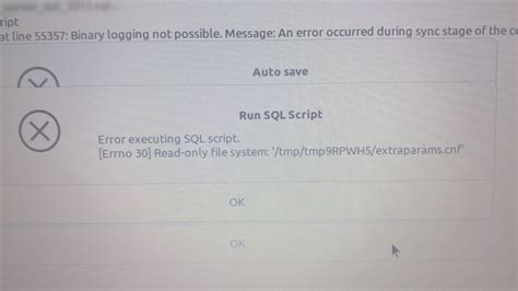 mysql error 1598 hy000 durante esecuzione script sql generazione2000 blog