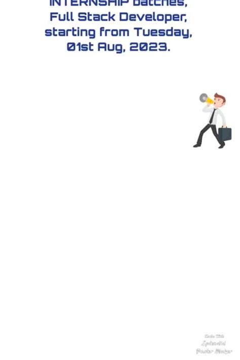 Sourabha Malve On Linkedin Starting New Internship Batches Full Stack