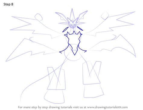 How To Draw Ultra Necrozma From Pokemon Pokemon Step By Step DrawingTutorials Com