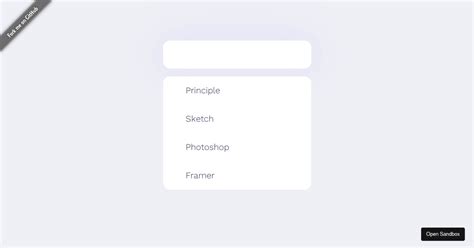 Fancy Multi Select Codesandbox