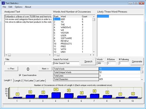 Text Statistics Download Softpedia