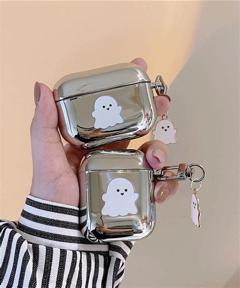 키링set3세대추가 꼬마유령 실버유광 에어팟케이스 프로 1세대 2세대 3세대 프로케이스 에이블리