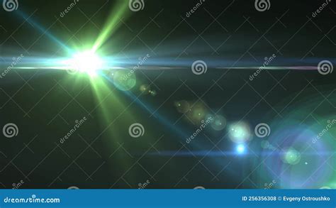 Abstract Background Light Source With Increasing Brightness Stock