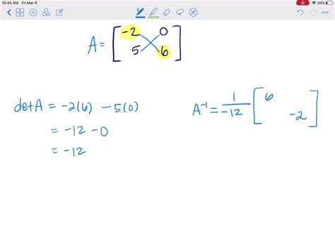 Find The Inverse Of The Given Matrix If It Exist