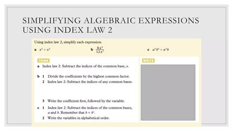 Algebra Index Lawspptx Algebra Index Lawspptx