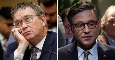 Gop Rep Thomas Massie Says Hes Voting Against Mike Johnson In Speaker
