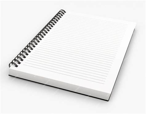 Premium Photo Notebook 3d Model