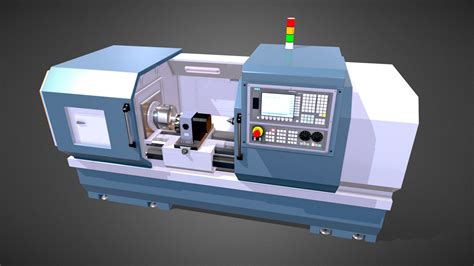 Cnc Lathe Smtcl Ke80 2000 Horizontal Buy Royalty Free 3d Model By Omg3d [d8ce724] Sketchfab