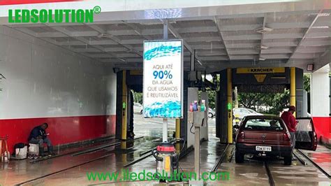 Gas Station Led Display Project Case In South America Ledsolution Led Display Led Screen